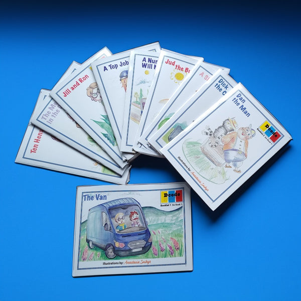 Decodable Readers Set 1 – CVC Short Vowels (10 Texts) | Dcode Dyslexia ...