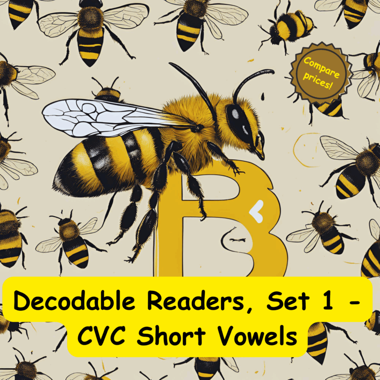 Buy 5 Pack Of Decodable Readers, Set 1, CVC Short Vowels! - Dcode Dyslexia