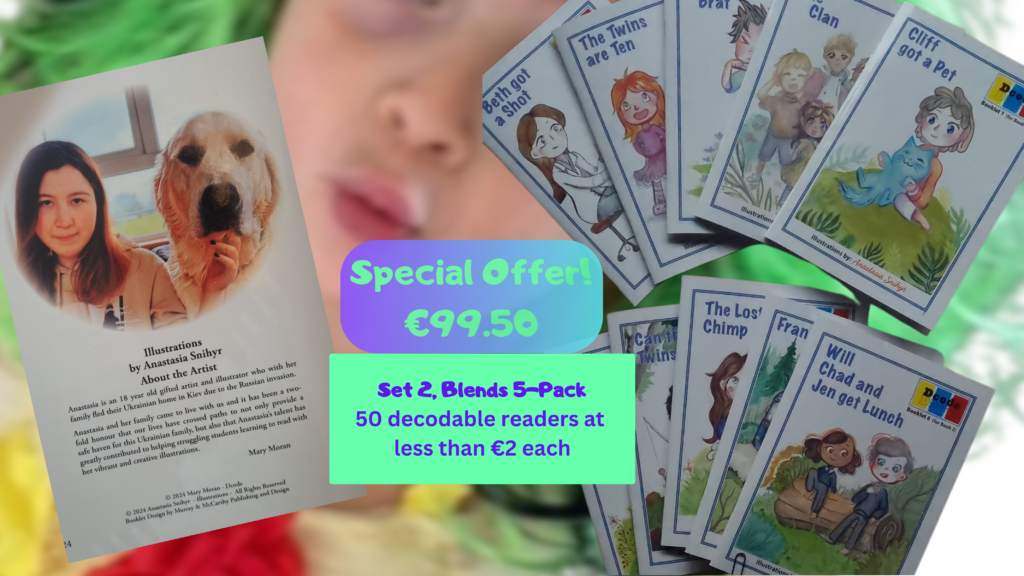 5-Pack Of Decodables, Set 2 Blends! - Dcode Dyslexia